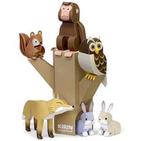 Forest Friends Paper Toys | Paperized Crafts