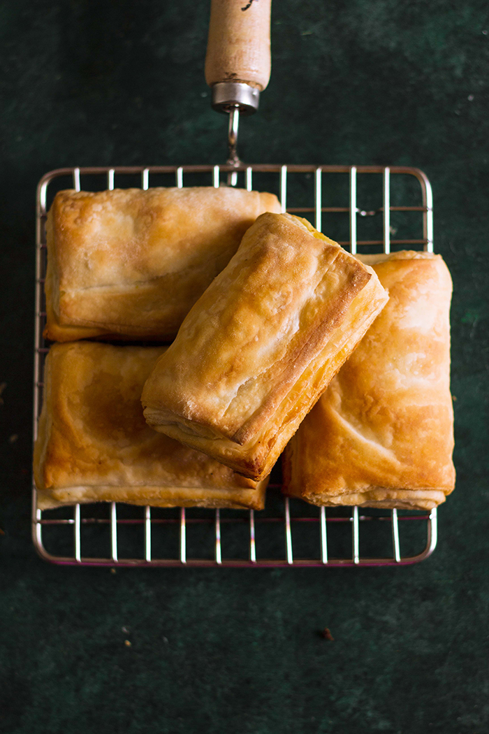 One Teaspoon Of Life: How to make vegetable puff | Indian Veg Puff ...