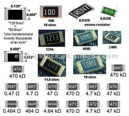 Fazer Eletrônica: Resistores SMD