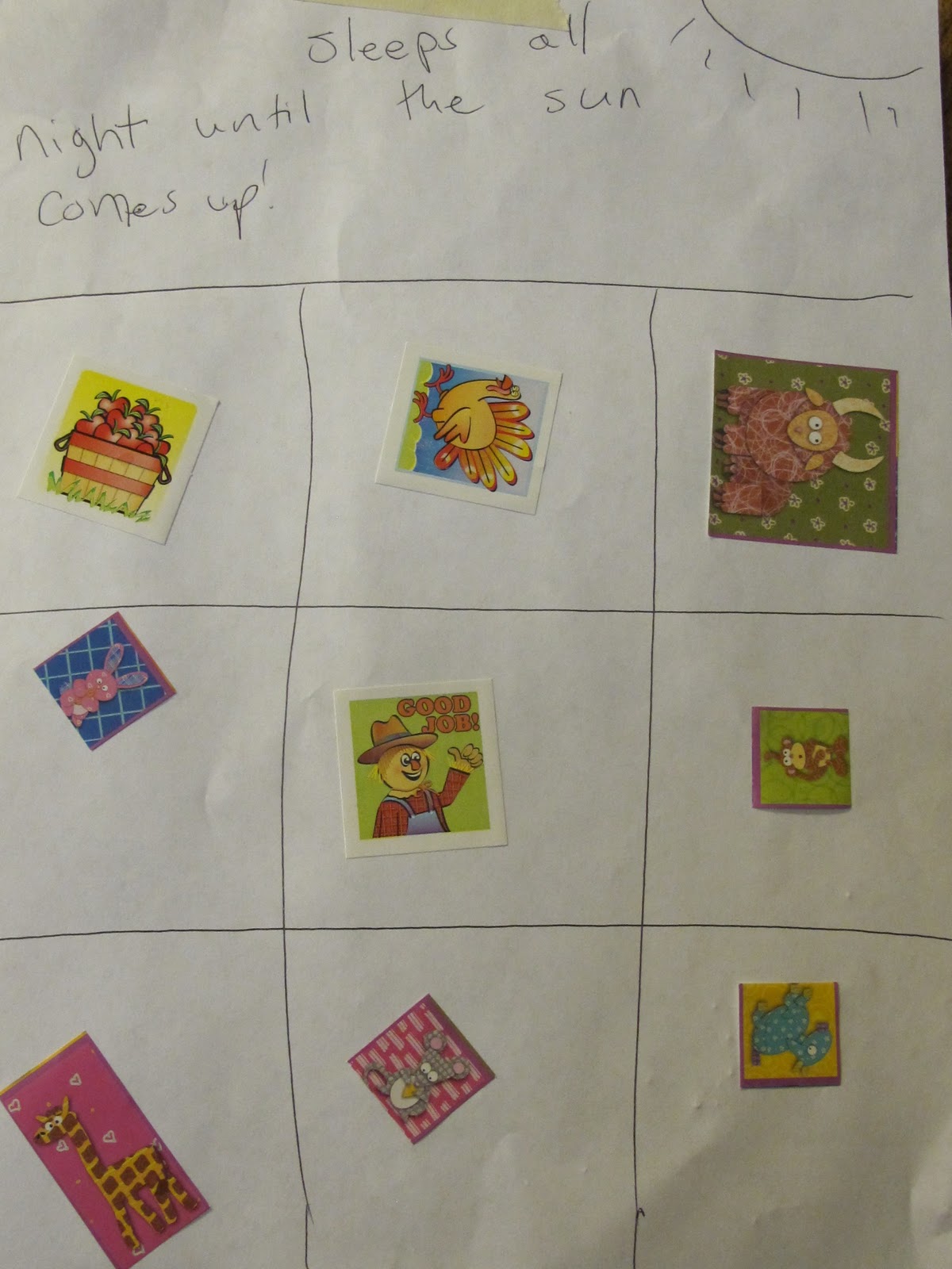 My Very Own Sticker Chart!