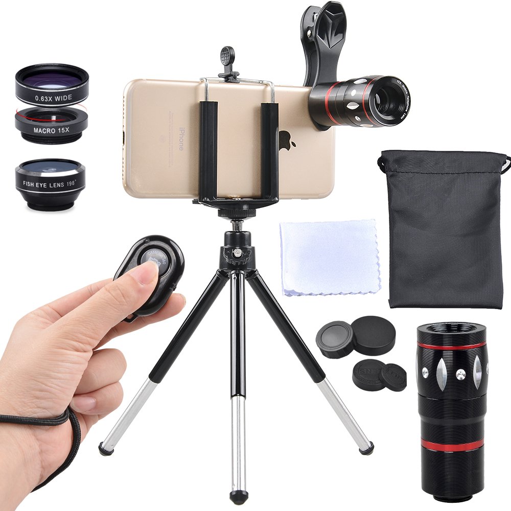 5 in 1 Camera Lens Kit For Youtuber and Vloggers