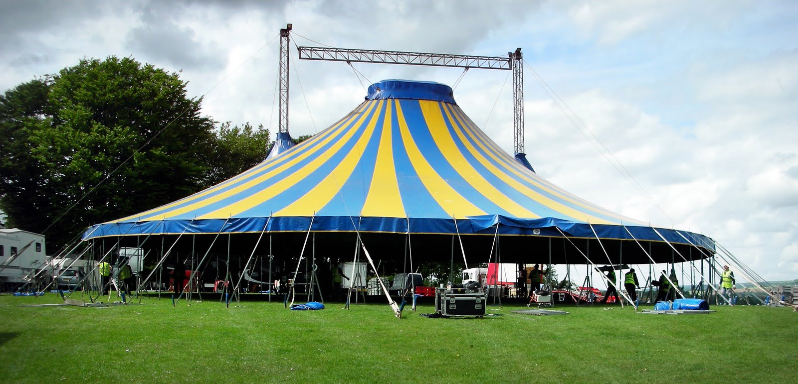 Plymouth Daily Photo: The circus comes to town.
