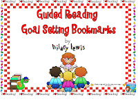 Rockin' Teacher Materials: Guided Reading Goal Setting Bookmarks