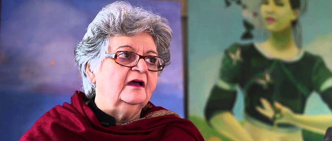 art and craft: Salima Hashmi