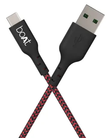 boAt A 350 Type C Cable 1.5m (Black) - TET CHALLENGER