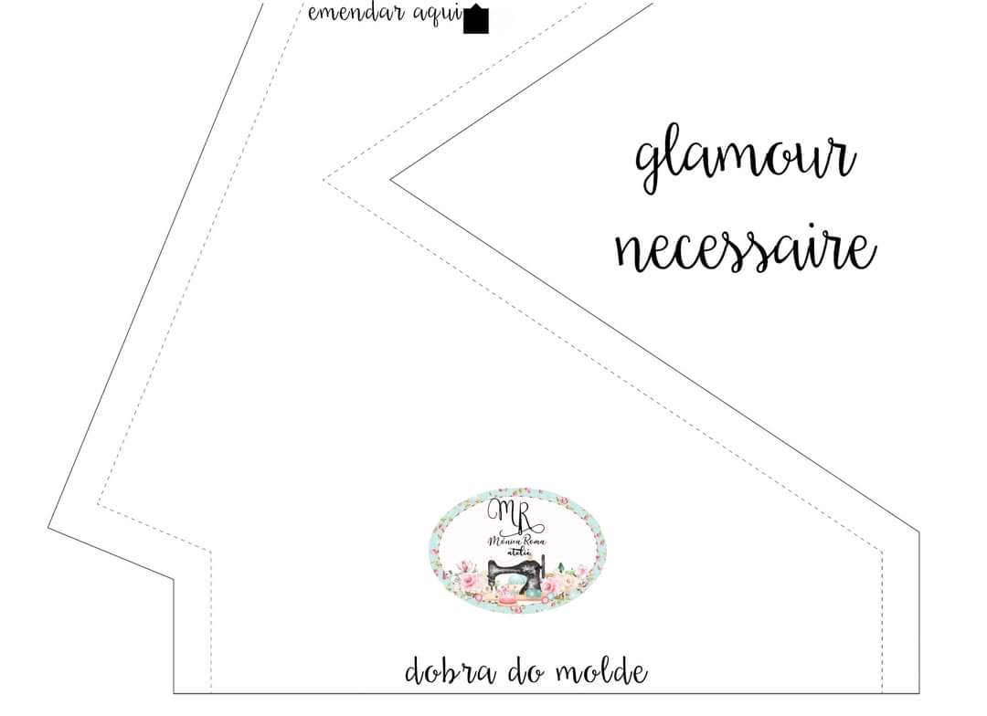 7 Moldes de nécessaire grátis para imprimir