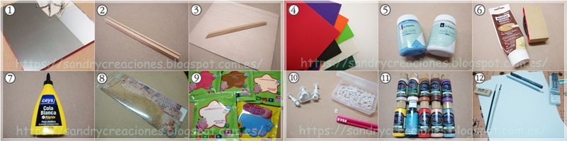 SanDryCreaciones: Reciclando y decorando un espejo