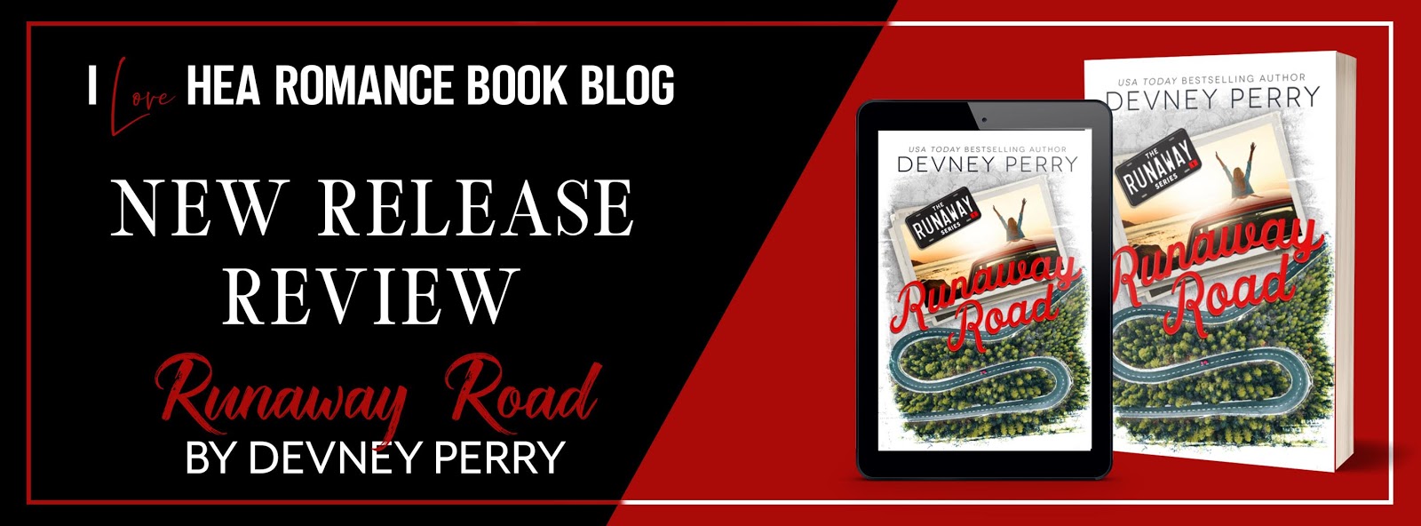 I Love HEA Romance Book Blog: New Release Review - Runaway Road by ...