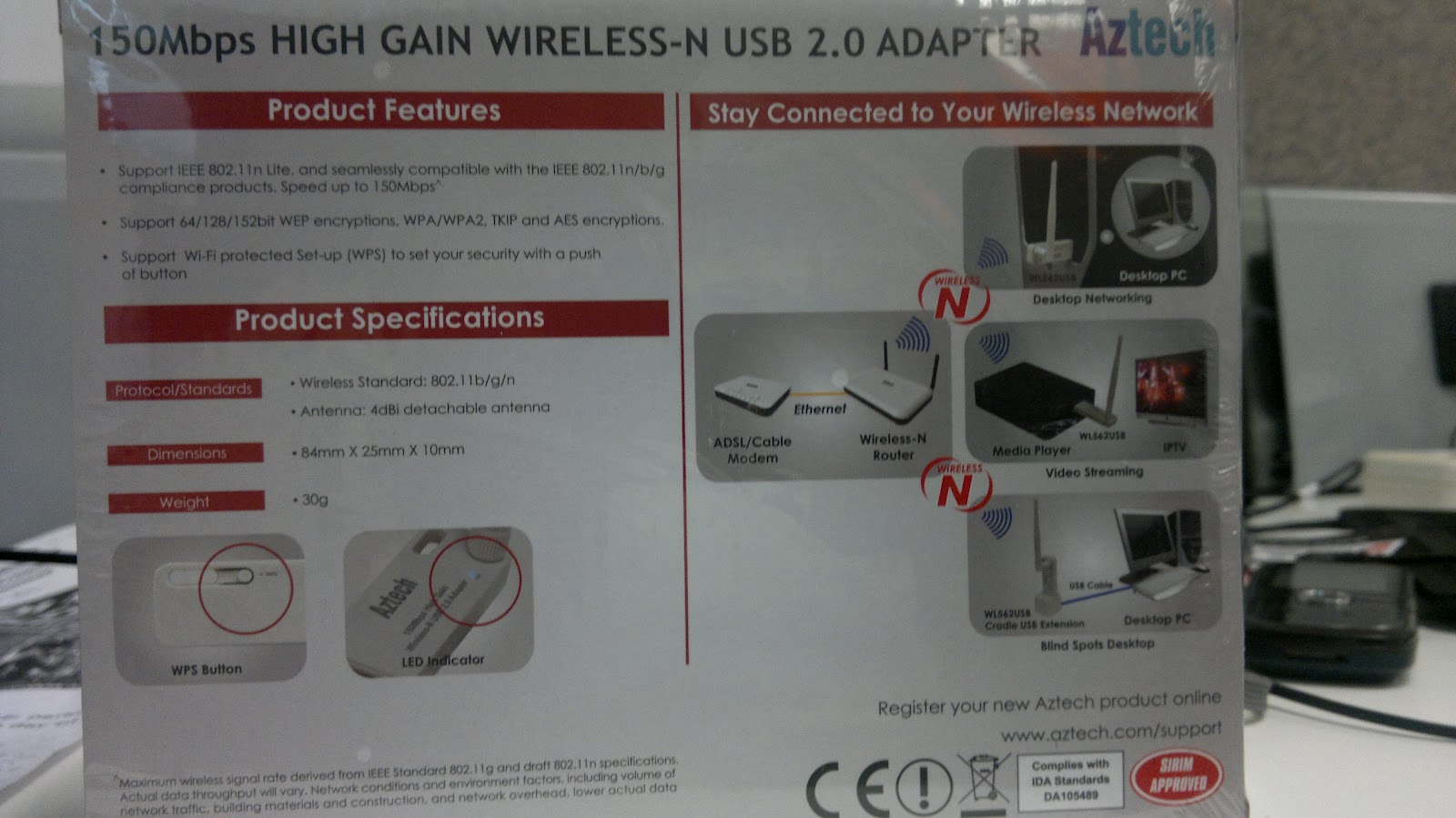et-network: Wifi & Technical Wifi Specifikasi (Aztech )