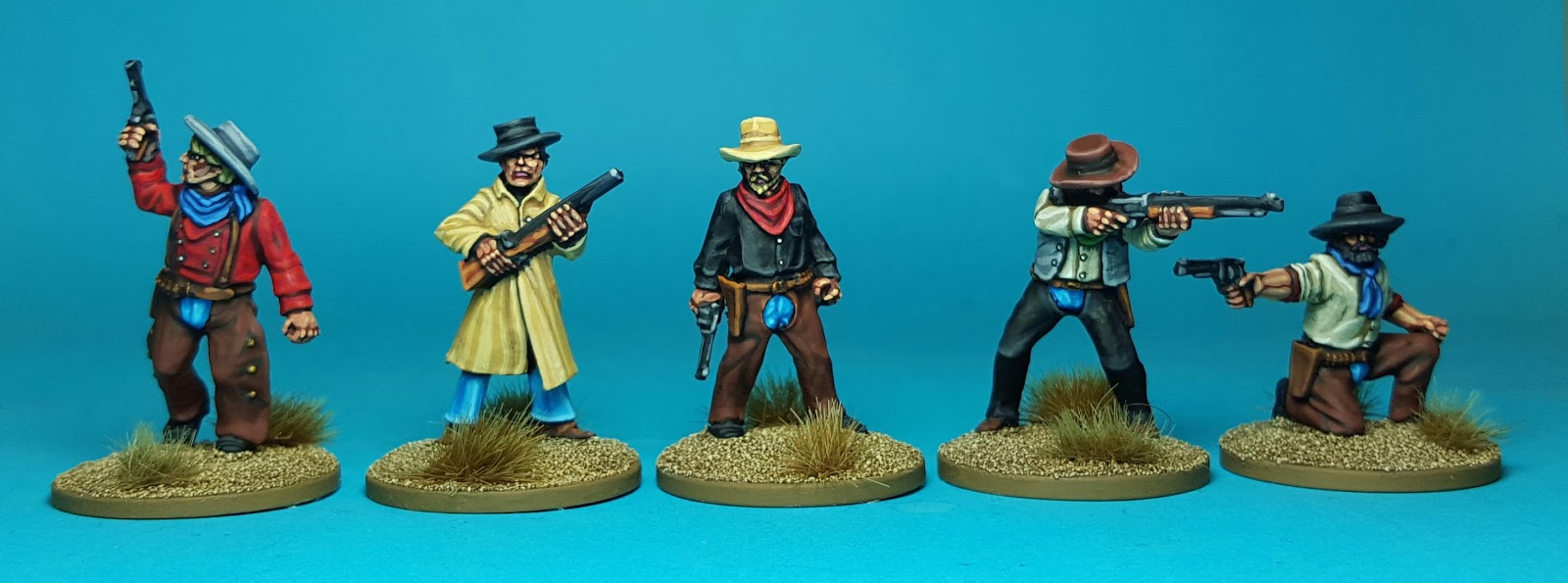 Dougie's Wargaming Blog: 28mm Cowboy Gang