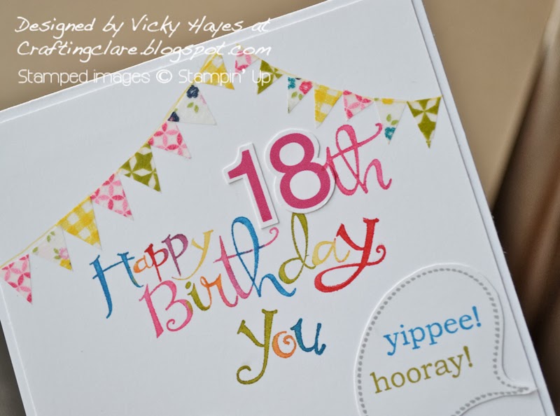 Crafting inspiration from Vicky at Crafting Clare's Paper Moments ...
