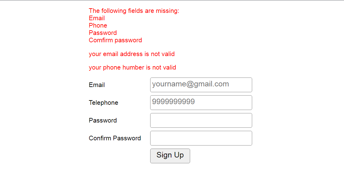 How To Create And Validate A Form In Javascript Using Jquery Mini