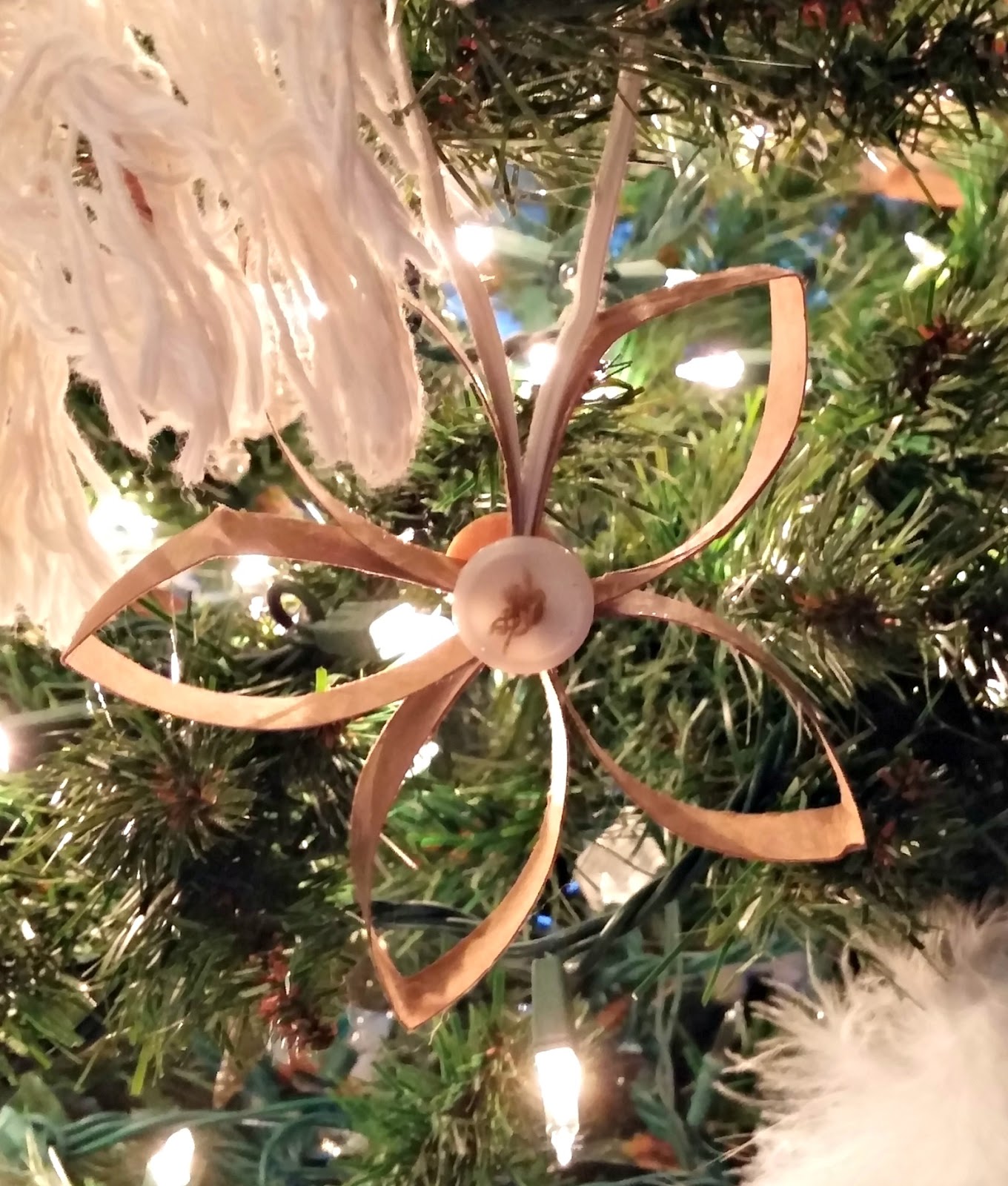 Boho-ho! A Boho Themed Christmas Tree! - Little Vintage Cottage