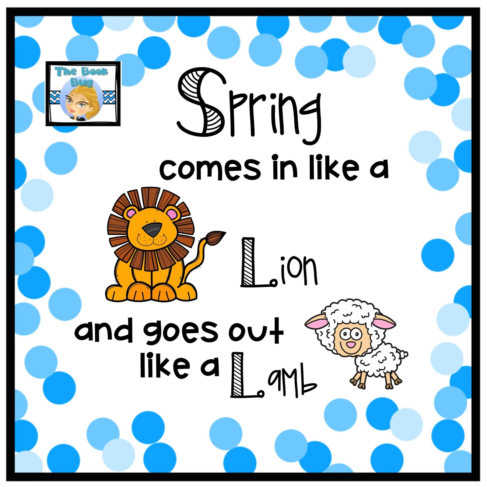 The Book Bug: Lion Lessons Freebie