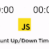 Countdown/ Count Up Timer With JavaScript