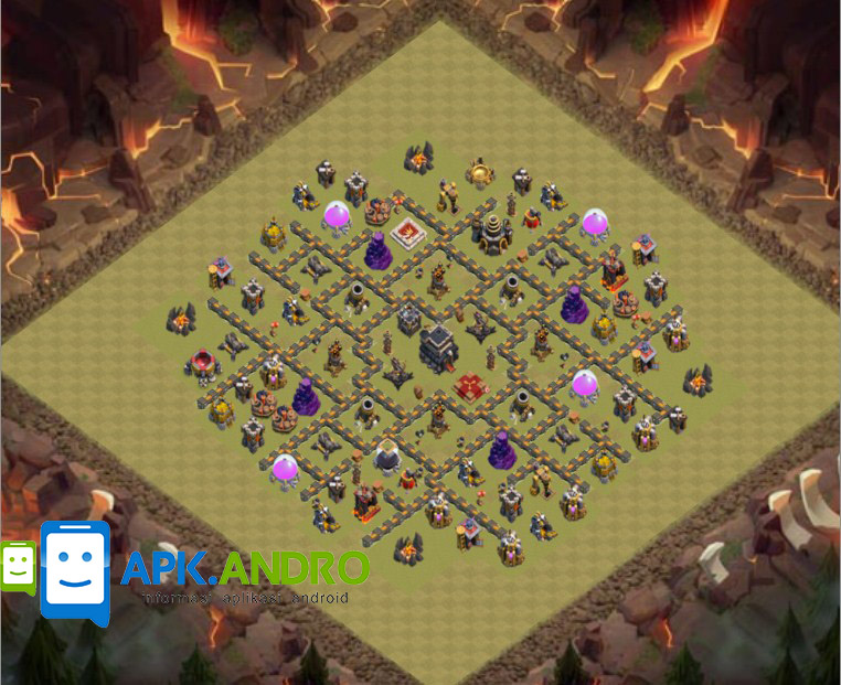 Kumpulan Base TH 9 terkuat War Anti Serangan - Gudang BBM Modifikasi ...