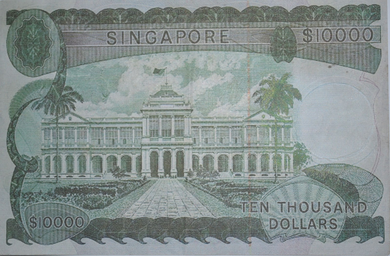 Galeri Sha Banknote: DUIT SD10,000 SINGAPORE 1ST ORCHIDS SERIES