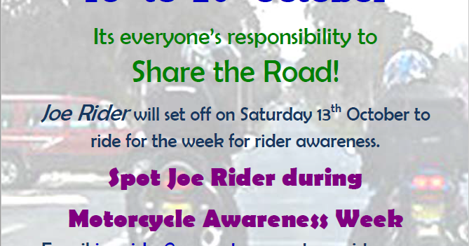 Ulysses Club, Canberra Branch Website: Motorcycle Awareness Week - Joe ...