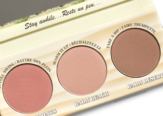 TheBalm Girls' Getaway Trio - CrystalCandy Makeup Blog | Review + Swatches