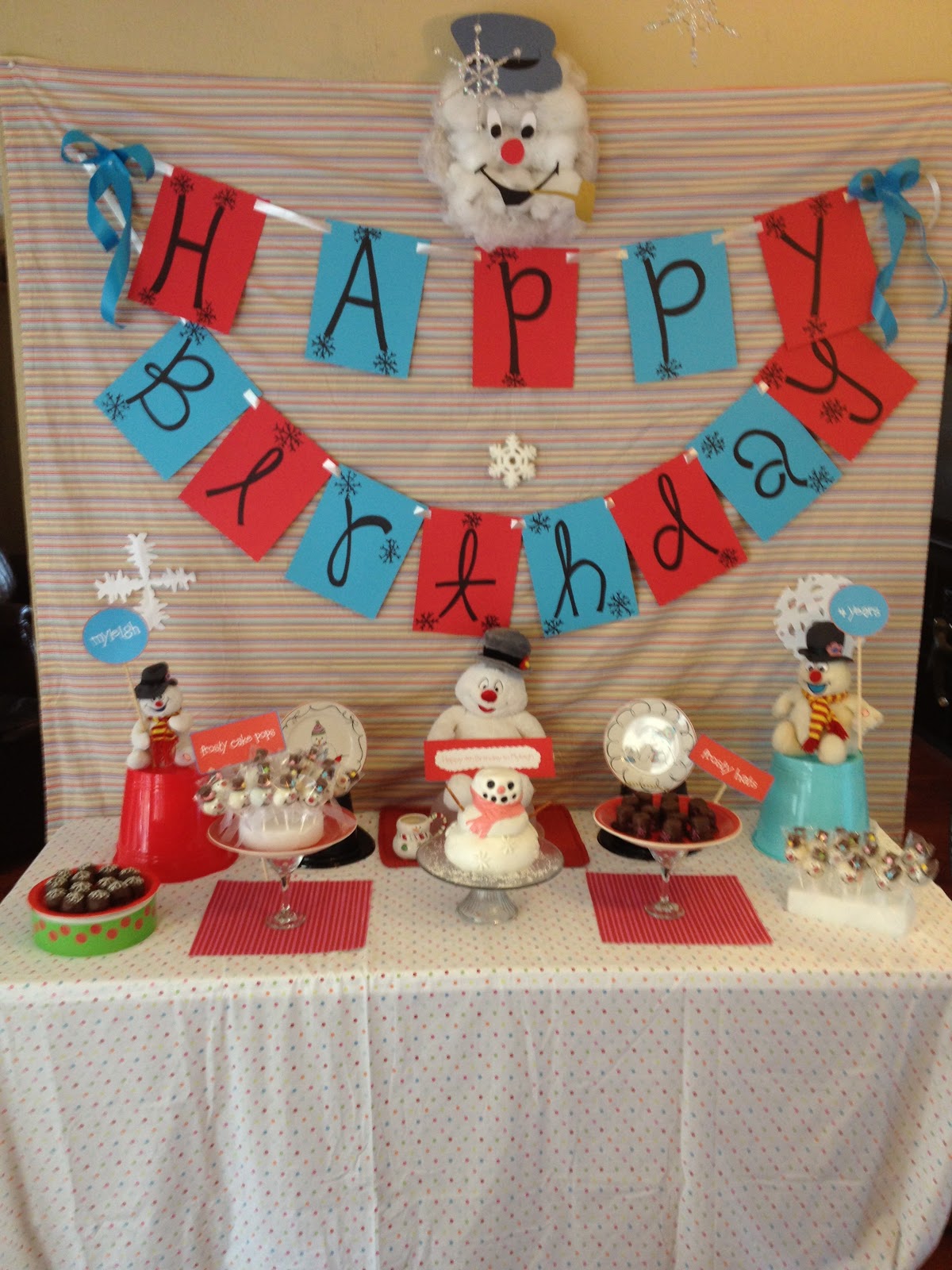 The Greatest of These is Love: Frosty the Snowman Birthday Party ...