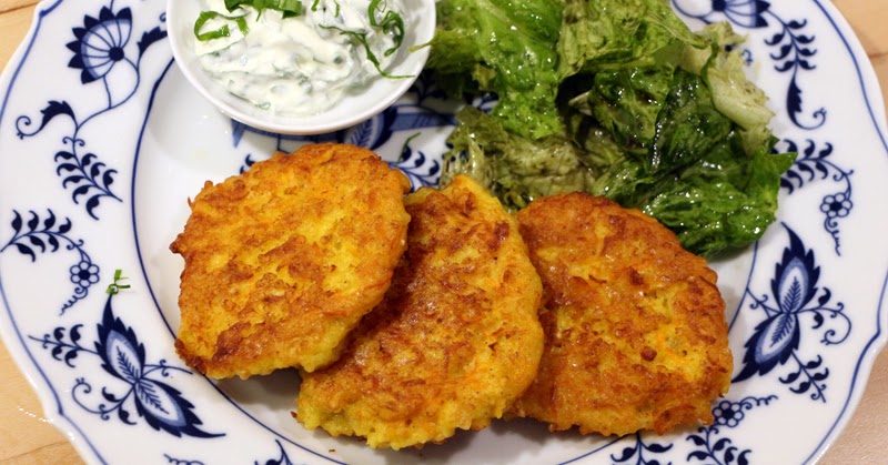 Karotten-Hirse-Puffer