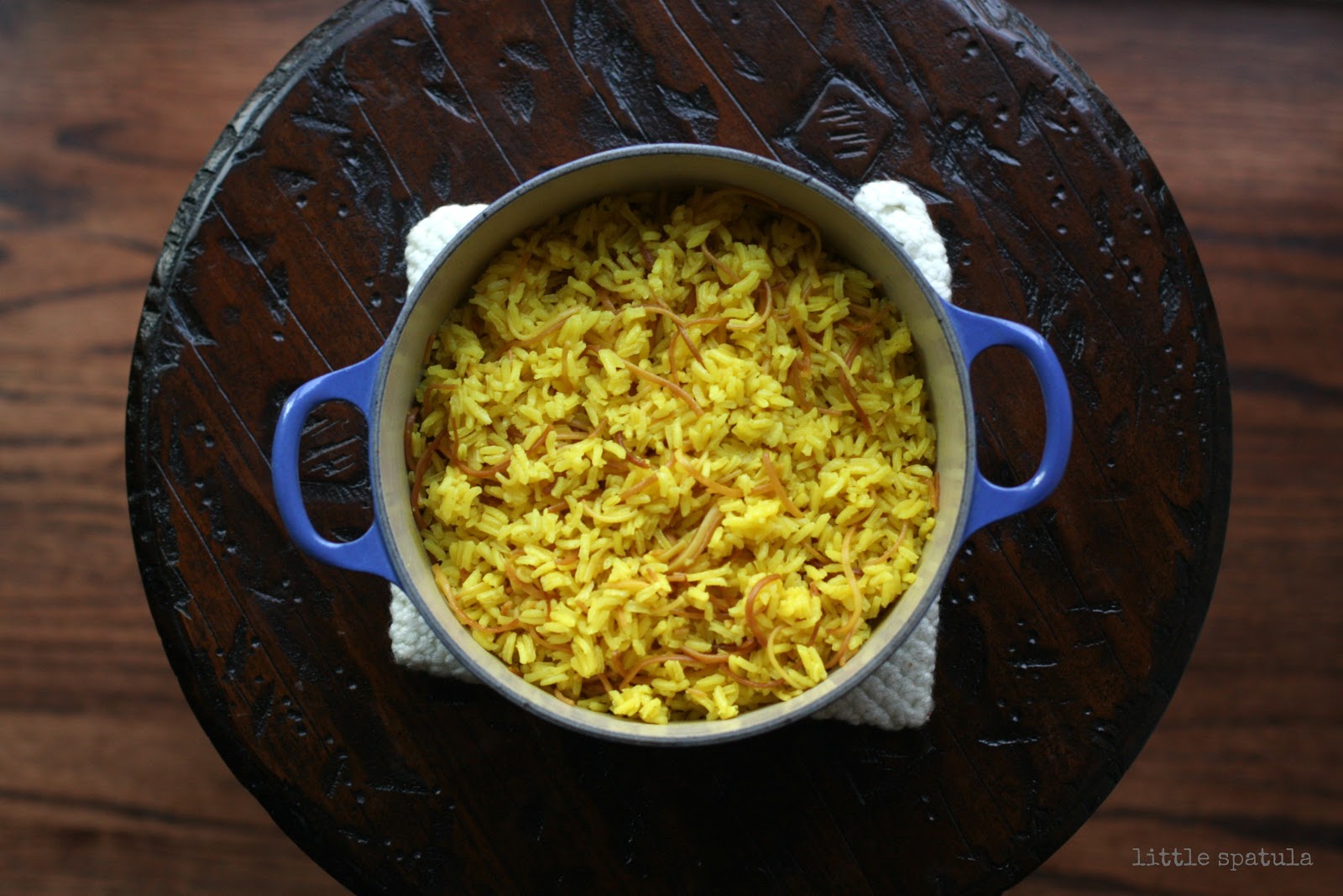 Little Spatula: Rice with Turmeric and Noodles