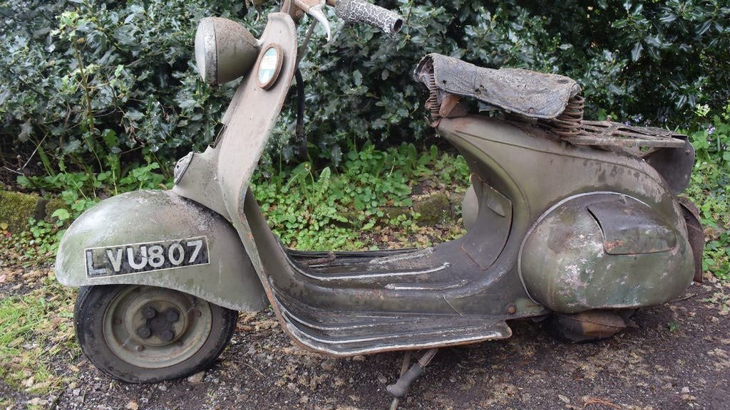 Modernist Society: Rusty unrestored Vespa sets new world record price
