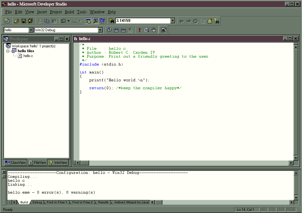 OMTEX CLASSES: Compiling a C Program OMTEX CLASSES: Compiling a C Program