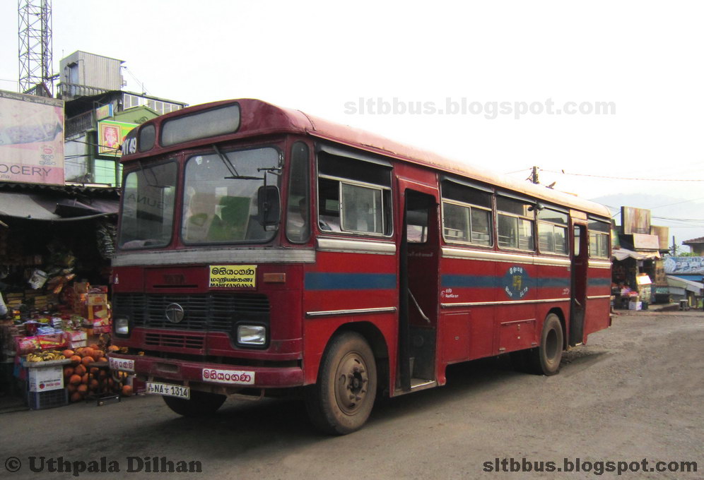SLTB buses - ශ්‍රී ලංගම බස්: Ruby bodied TATA LP 1510/52 bus from SLTB ...