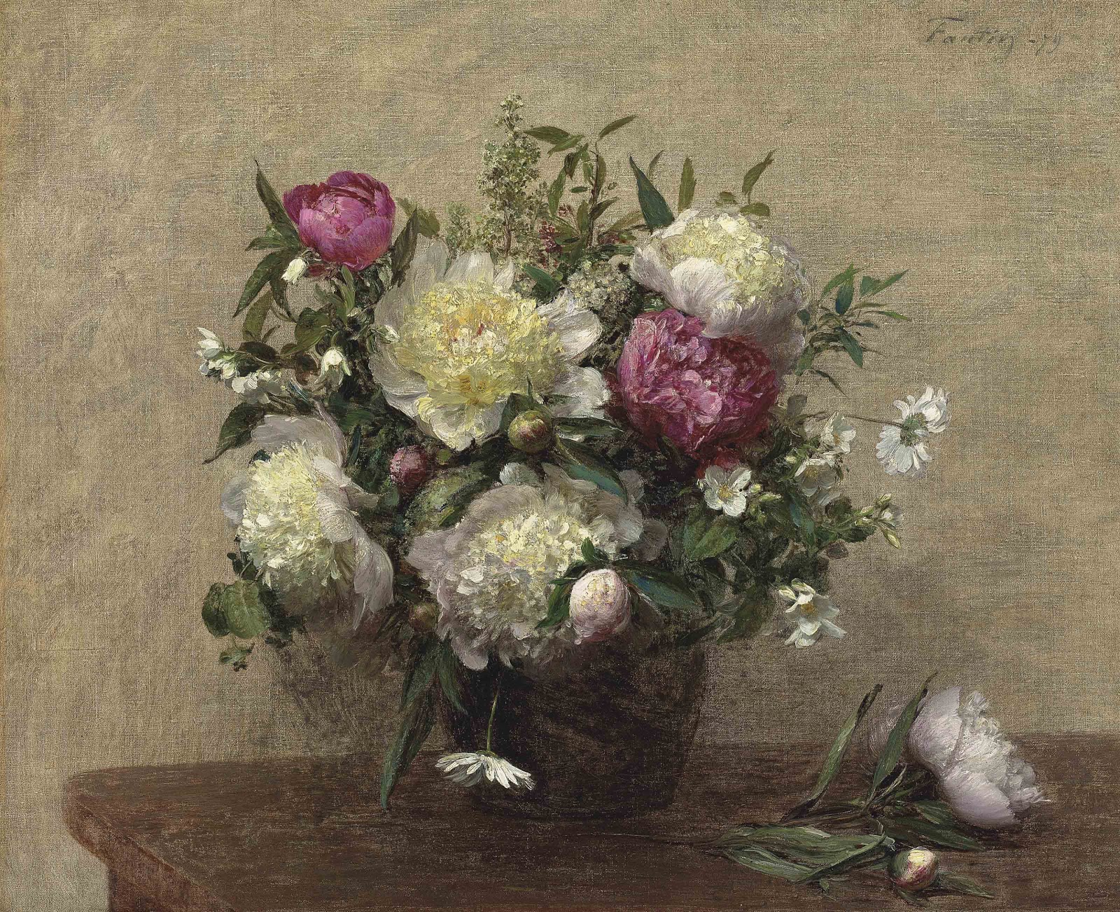 Henri Fantin-Latour | Portrait of Madame Léon Maître, 1882 | Tutt'Art ...