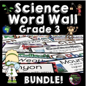 The Best of Teacher Entrepreneurs: 3rd Grade Science Vocabulary Word ...