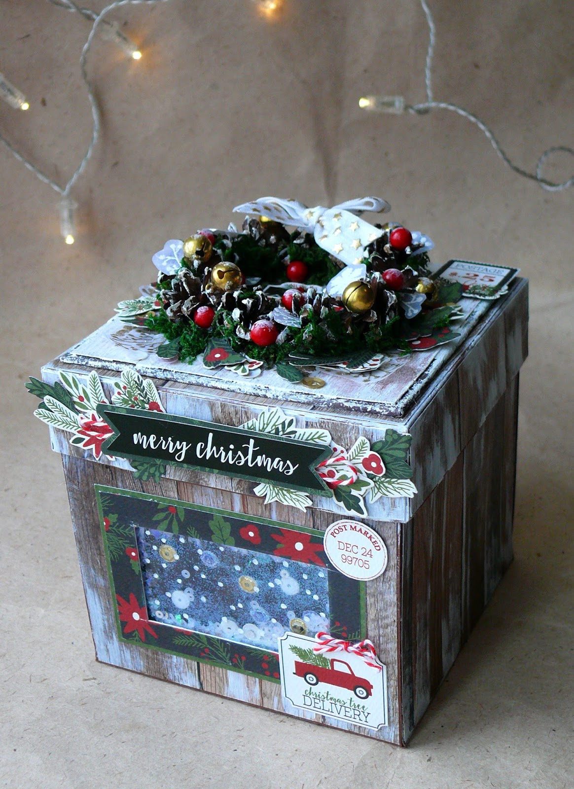 Скрапбукинг. Оренбург. Губская Анна: Новогодняя magic box