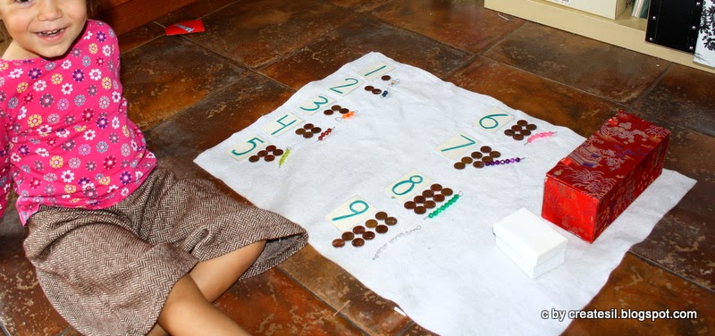 Create: Math materials made at home part 1