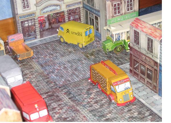 French Model Railway: Cardboard models