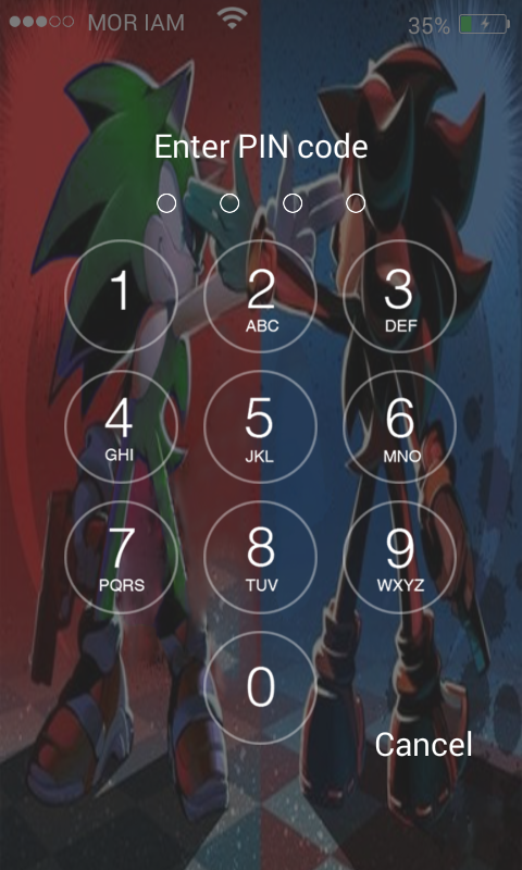 sonic lockscreen - hnsl