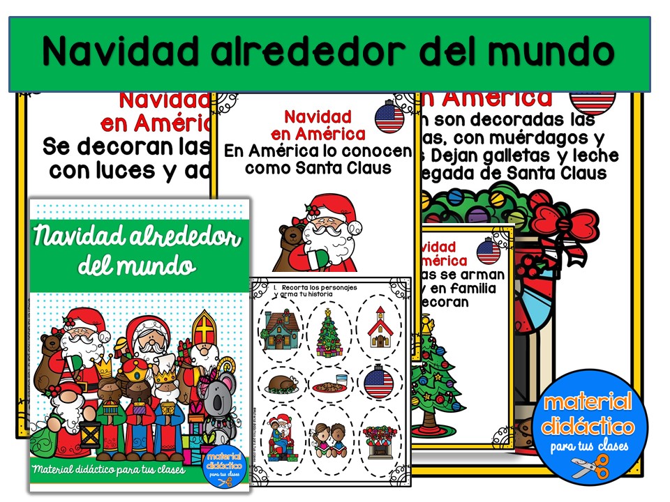 La Navidad alrededor del Mundo - Material Didactico para tus clases