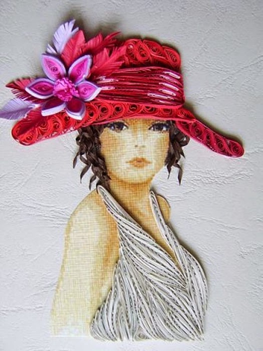 quilling art female new ~ make easy arts and crafts