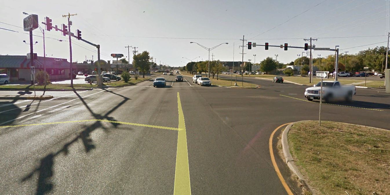 One Way Street Intersection