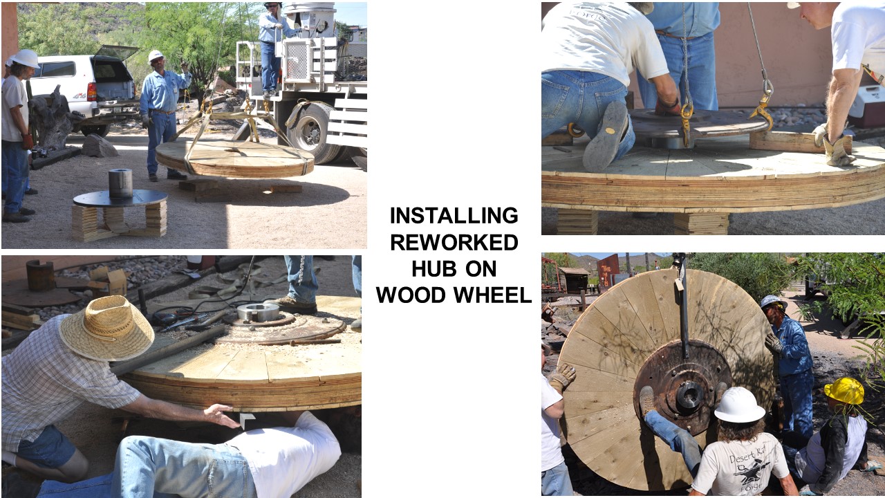 Restoring Historical Mining Equipment: (67) 7 Foot Bull Wheel Restoration