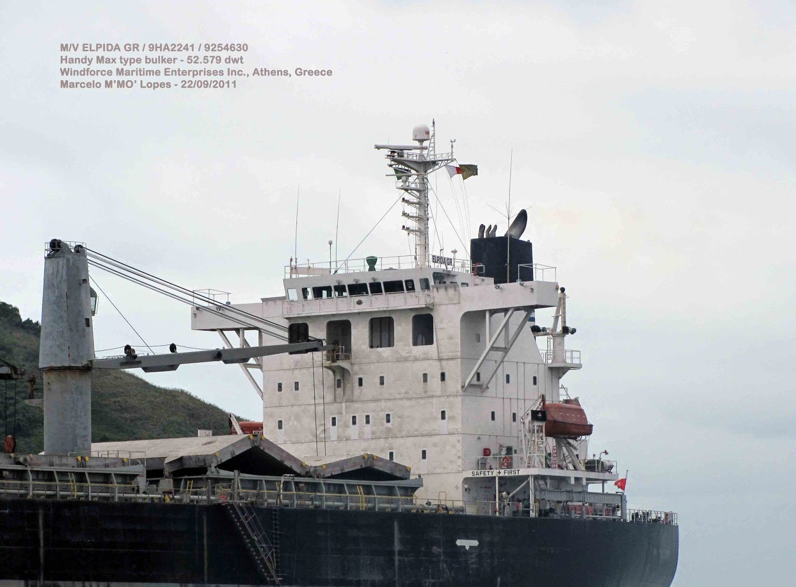 Santos Shiplovers: M/V Elpida GR / 9HA2241 - Embarque de açúcar em Santos