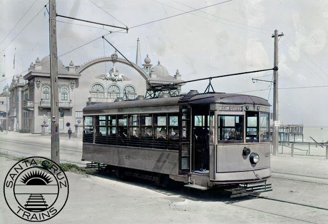 Santa Cruz Trains: Railroads of the Monterey Bay: Streetcars: Union ...