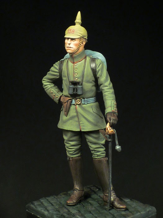 GERMAN OFFICER 1914 PAINTED | planetFigure | Miniatures