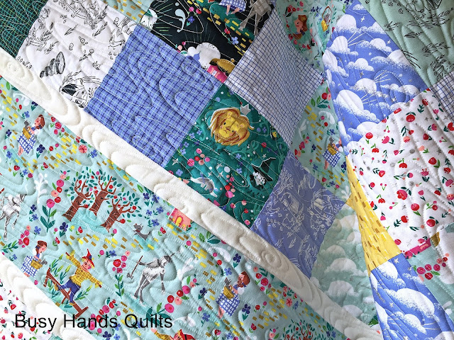 Busy Hands Quilts: Custom Quilting Dorothy Wizard of Oz Baby Quilt