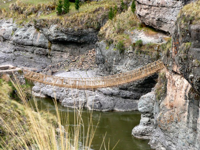 andandoporbogota: PUENTES COLGANTES INCAS CONFECCIONADOS CON CUERDAS I