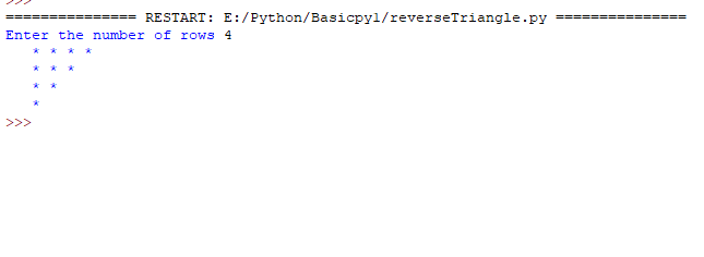 Print Triangle Patterns using Python |Pyramid