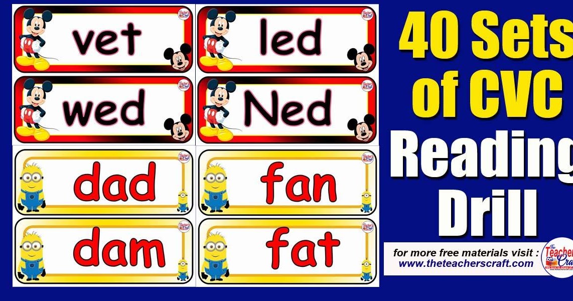 CVC FLASH CARD - The Teacher's Craft