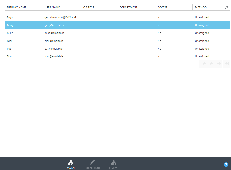Gerry Hampson Device Management: Microsoft Azure App Access Panel