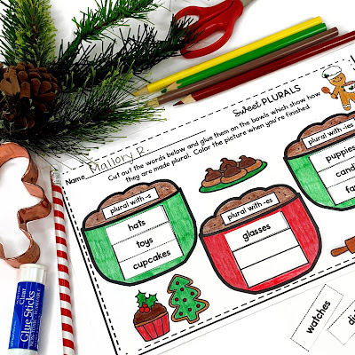 Teaching Plural Nouns with Gingerbread