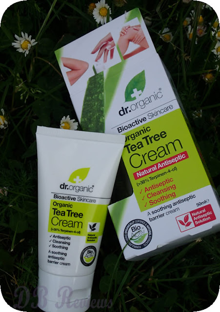 Dr Organic Tea Tree Cream - DB Reviews - UK Lifestyle Blog