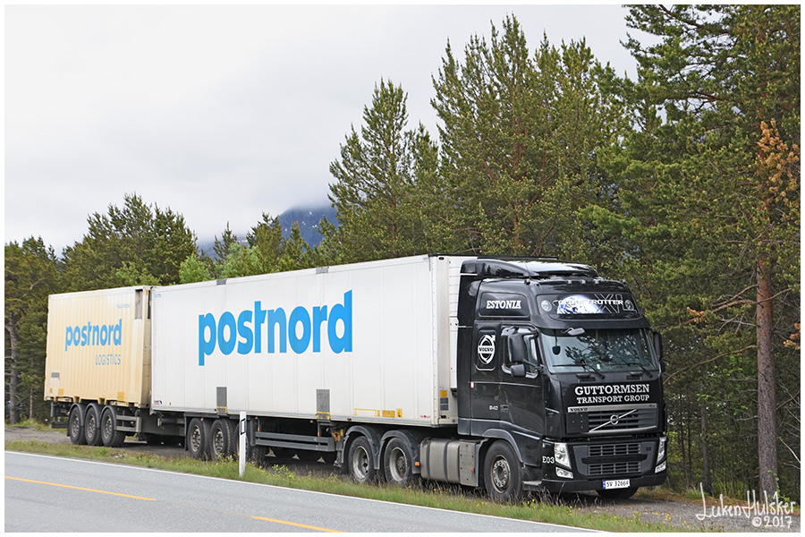 NORGE.nl: Postnord logistics ''Road trains''